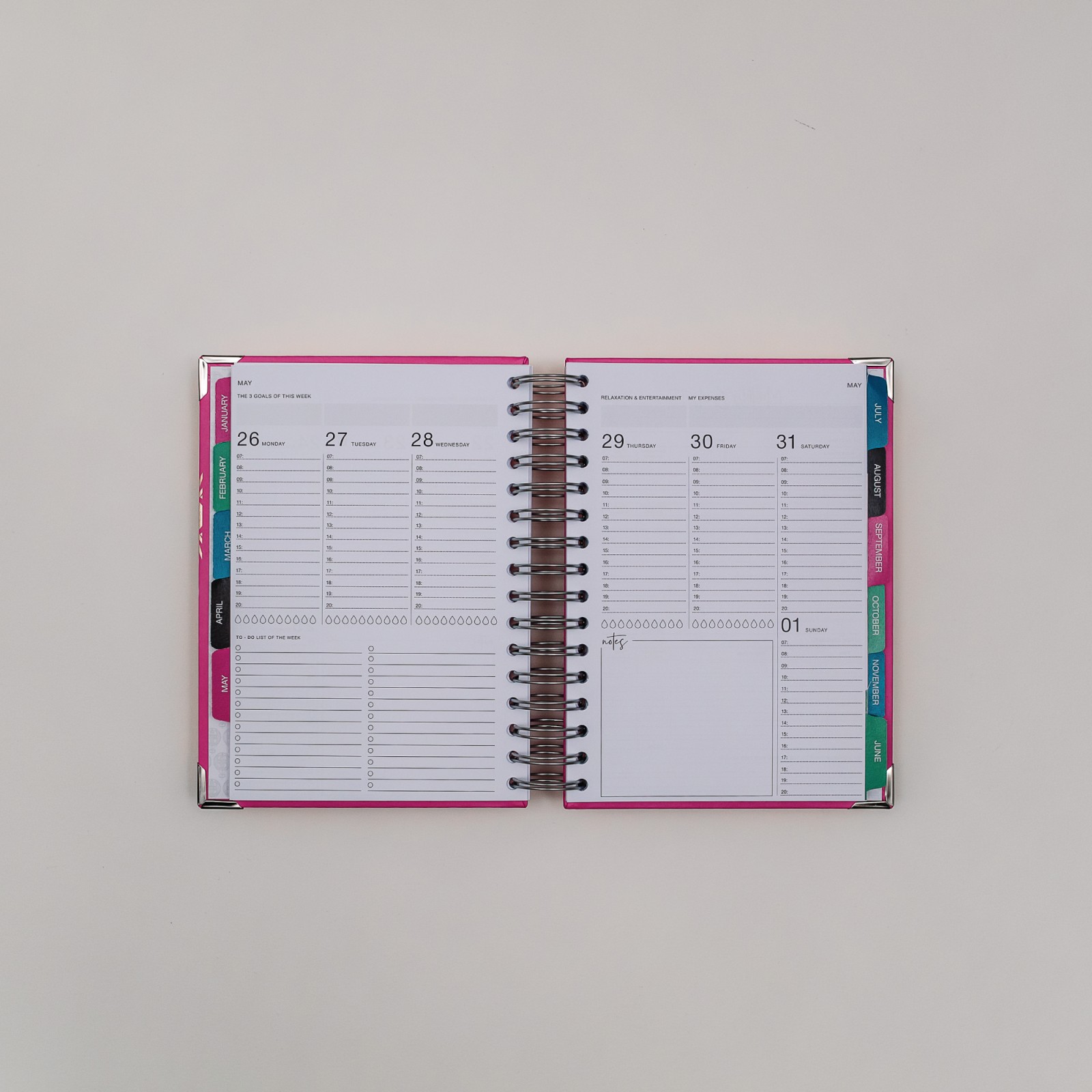 2025 Collection Planner - Radiant Black - Weekly